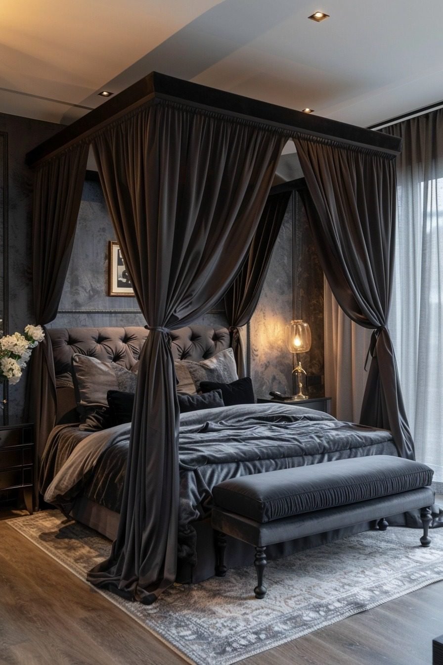 29 Canopy Bed With Curtains Ideas For A Dreamy Bedroom - Courtneys World