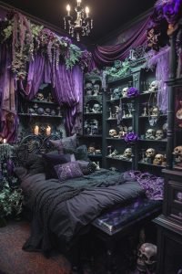 29 Dark Fantasy Bedroom Ideas For A Mysterious Sanctuary - Courtneys World