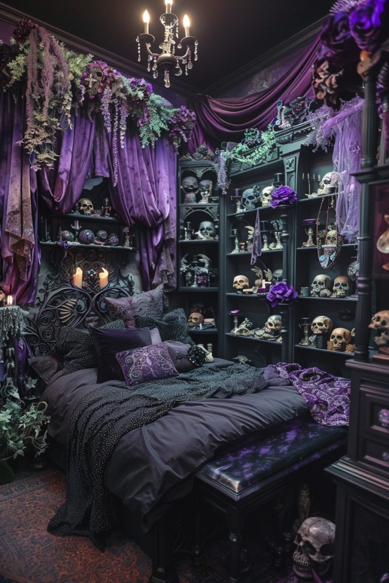 29 Dark Fantasy Bedroom Ideas For A Mysterious Sanctuary - Courtneys World
