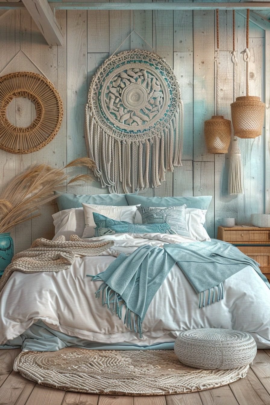 29 Beachy Boho Bedroom Ideas For A Serene Coastal Escape - Courtneys World