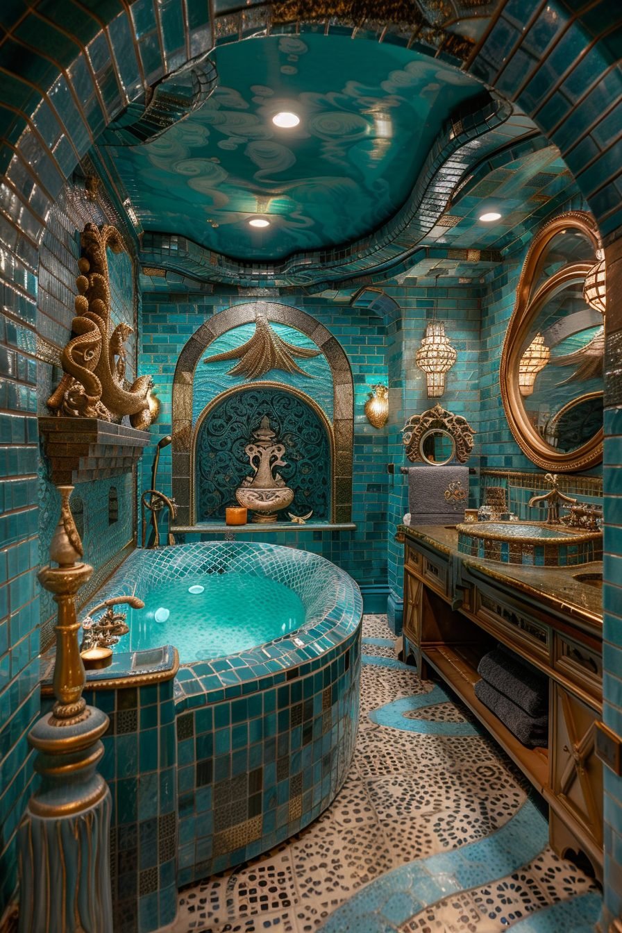 29 Mermaid Bathroom Ideas For A Magical Undersea Retreat - Courtneys World