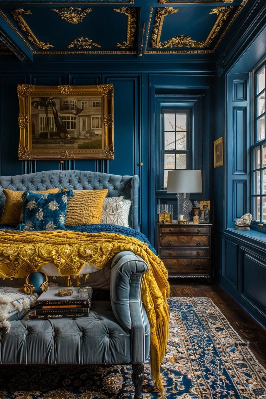 29 Vibrant Blue And Yellow Boho Decor Ideas For A Cheerful Home ...