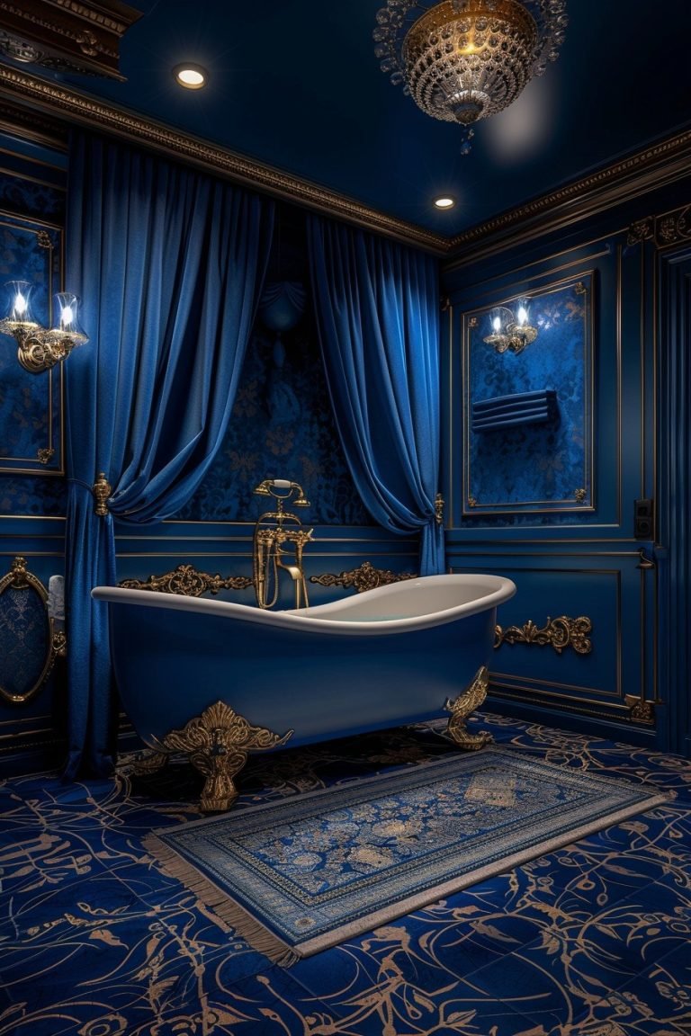 29 Captivating Blue Bathroom Decor Ideas For A Serene Ambiance ...