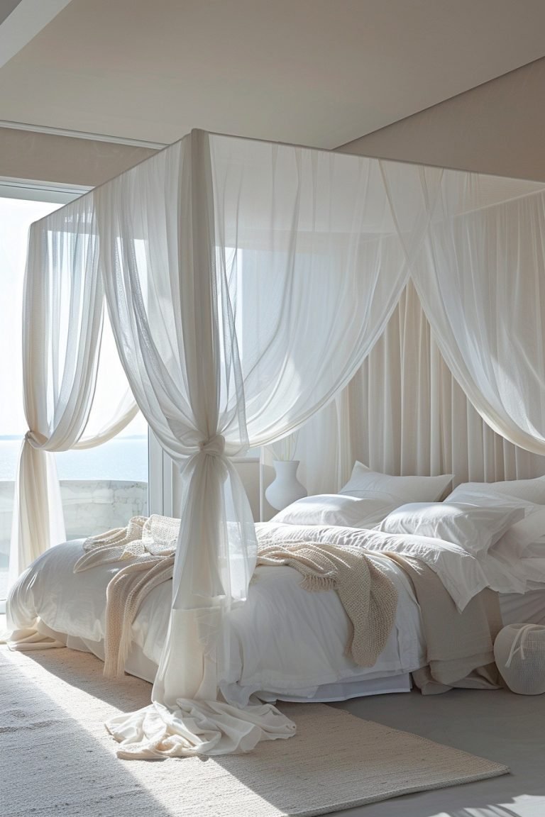 29 Canopy Bed With Curtains Ideas For A Dreamy Bedroom - Courtneys World