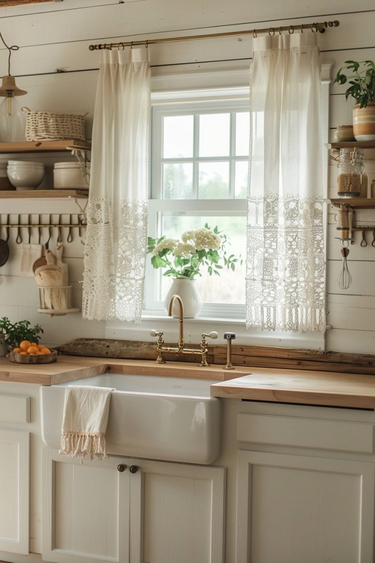 29 Boho Kitchen Curtains To Enhance Your Space With Style - Courtneys World