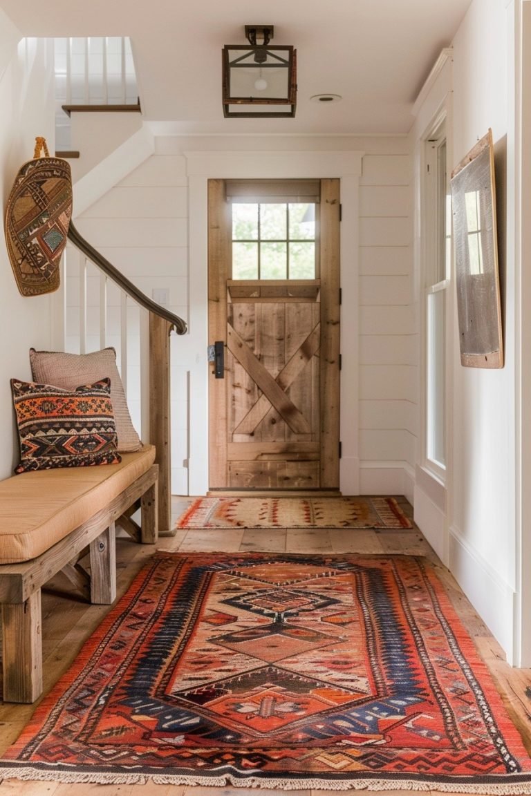 29 Boho Entryway Ideas To Make Your Home Uniquely Welcoming - Courtneys ...