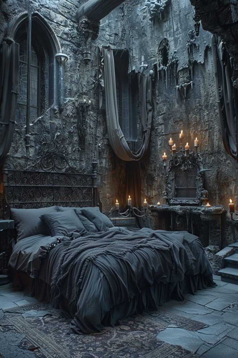 29 Dark Fantasy Bedroom Ideas For A Mysterious Sanctuary - Courtneys World