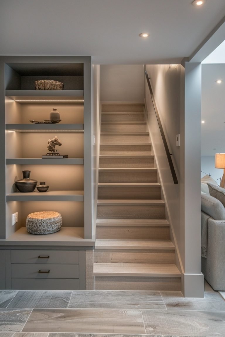 29 Staircase Storage Under Stairs Ideas For Clever Home Organization - Courtneys World