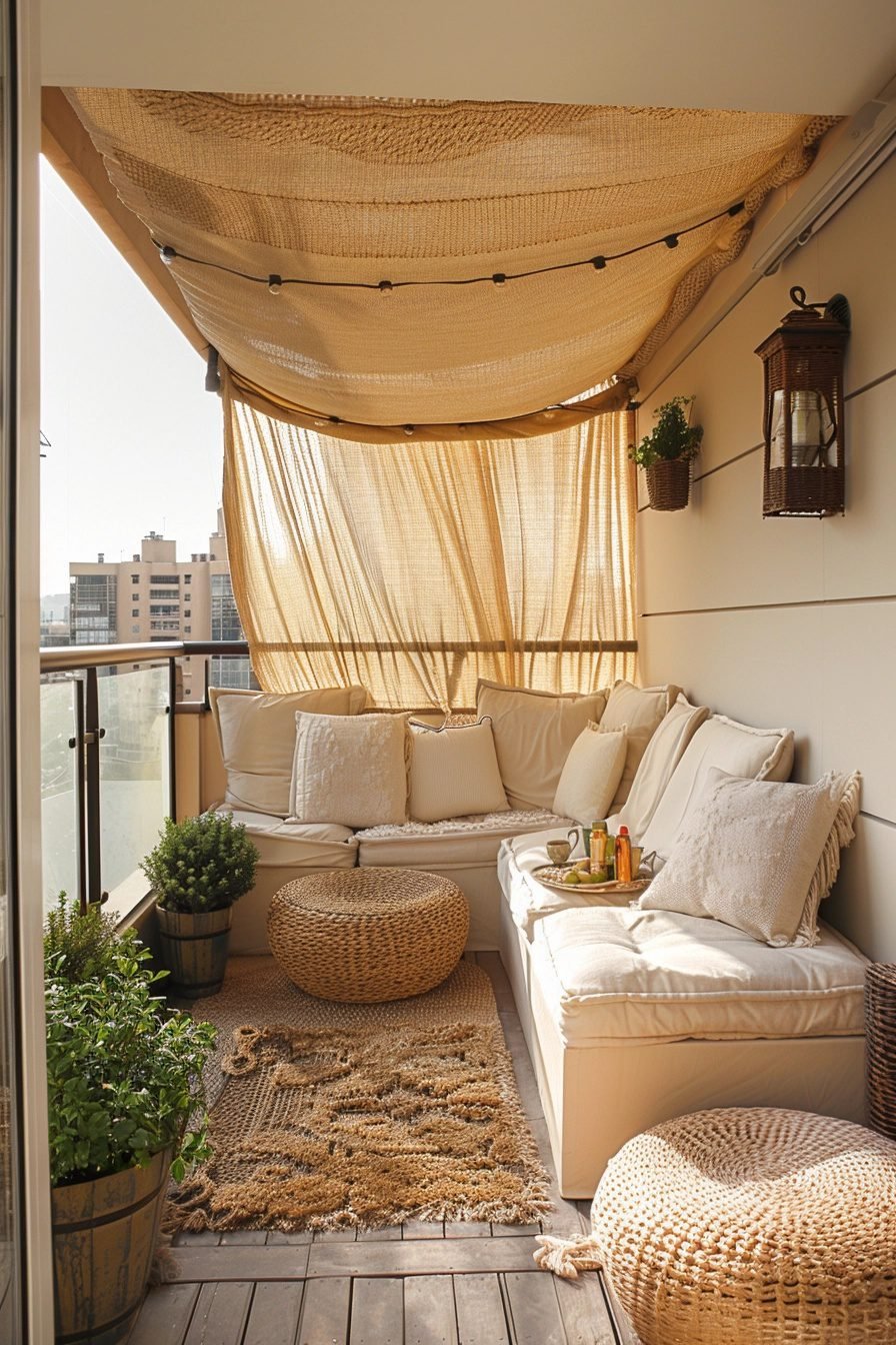 29 Small Apartment Balcony Ideas For A Chic Look - Courtneys World