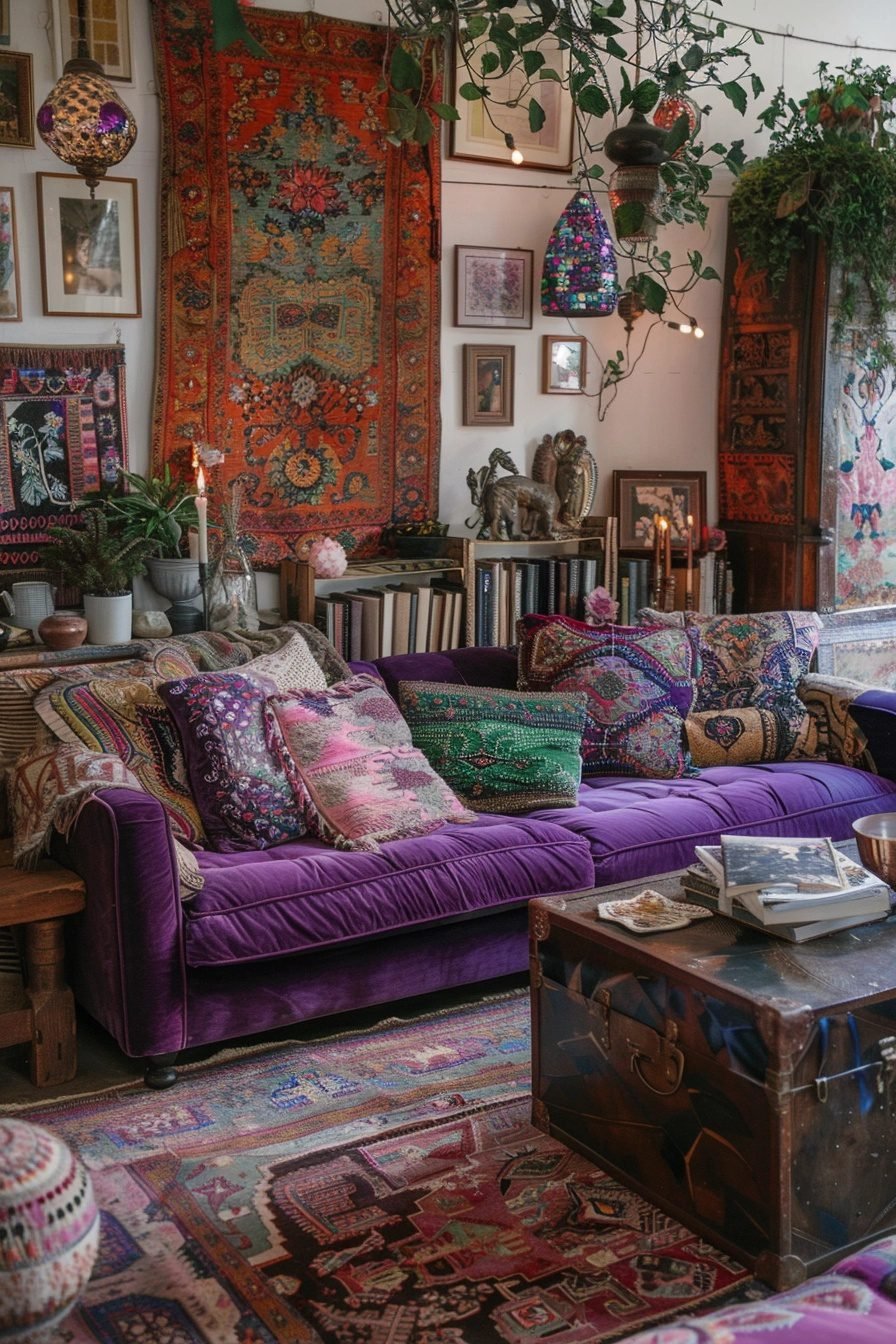 29 Boho Maximalist Living Room Ideas For A Lively Interior - Courtneys ...