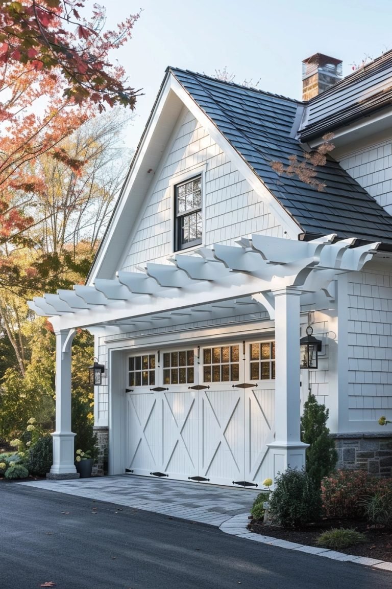 29 Farmhouse Garage Ideas For A Modern Rustic Look - Courtneys World