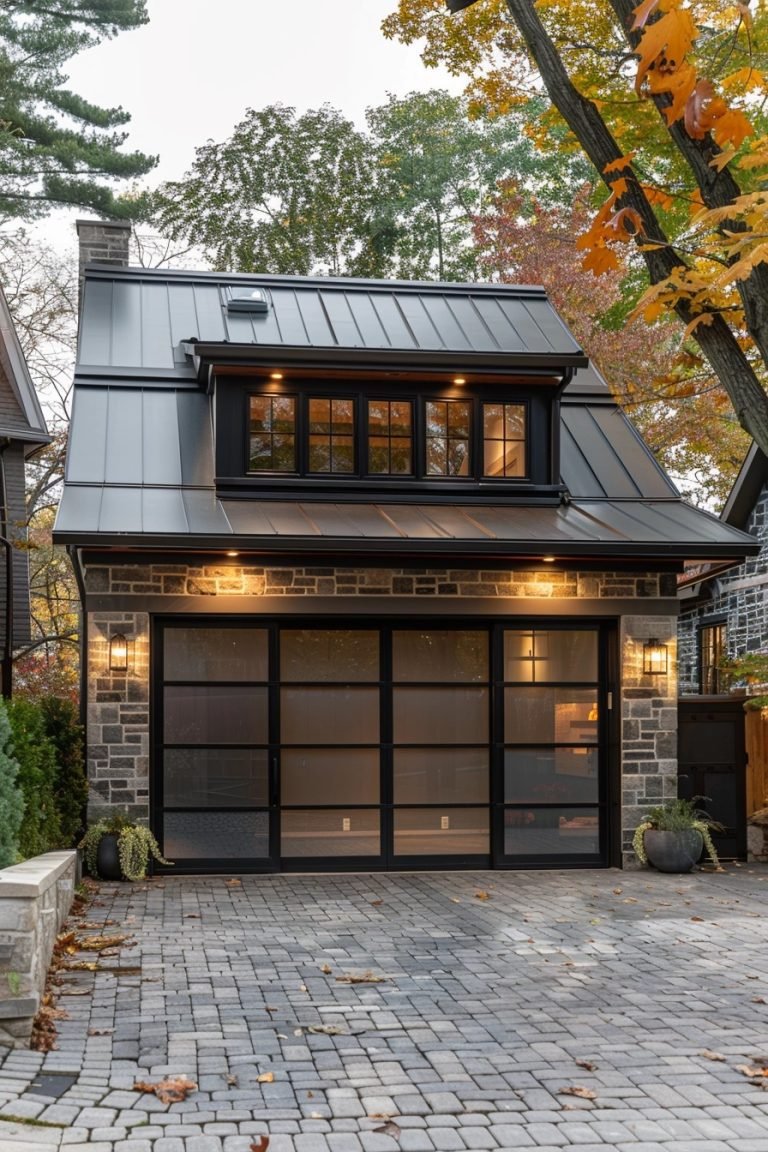 29 Farmhouse Garage Ideas For A Modern Rustic Look - Courtneys World