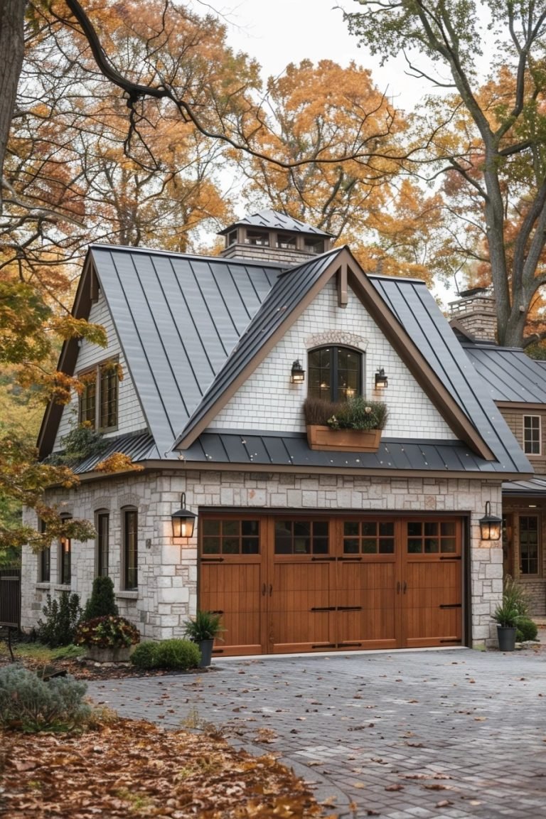 29 Farmhouse Garage Ideas For A Modern Rustic Look - Courtneys World