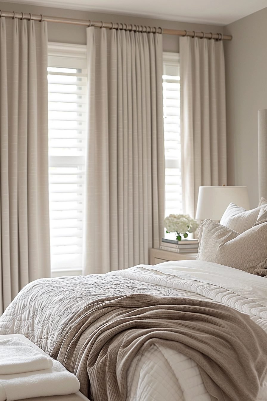 29 Curtains For Bedroom Grey Ideas For A Chic And Modern Look ...