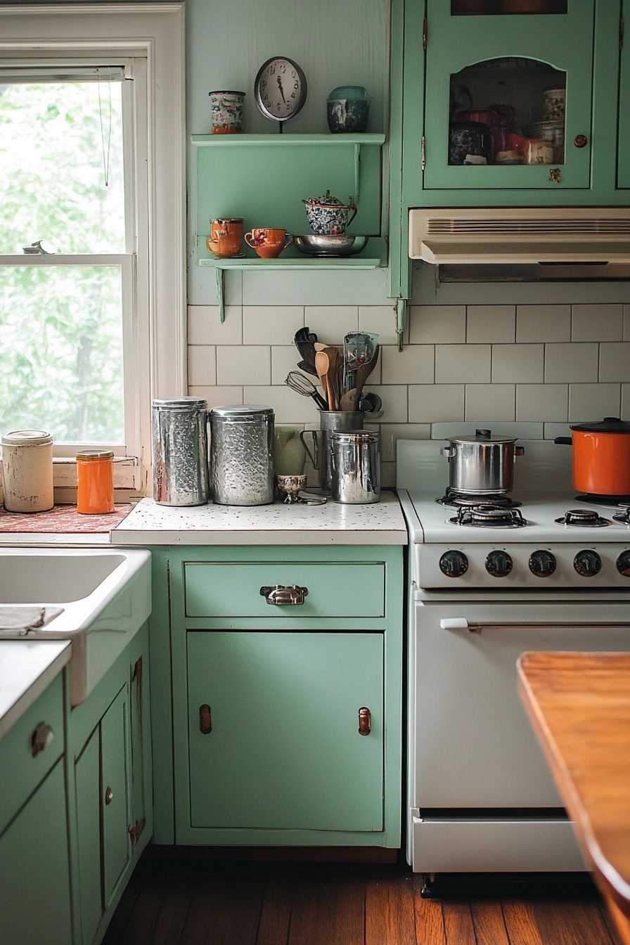 29 Vintage Kitchen Ideas To Create A Nostalgic Vibe - Courtneys World