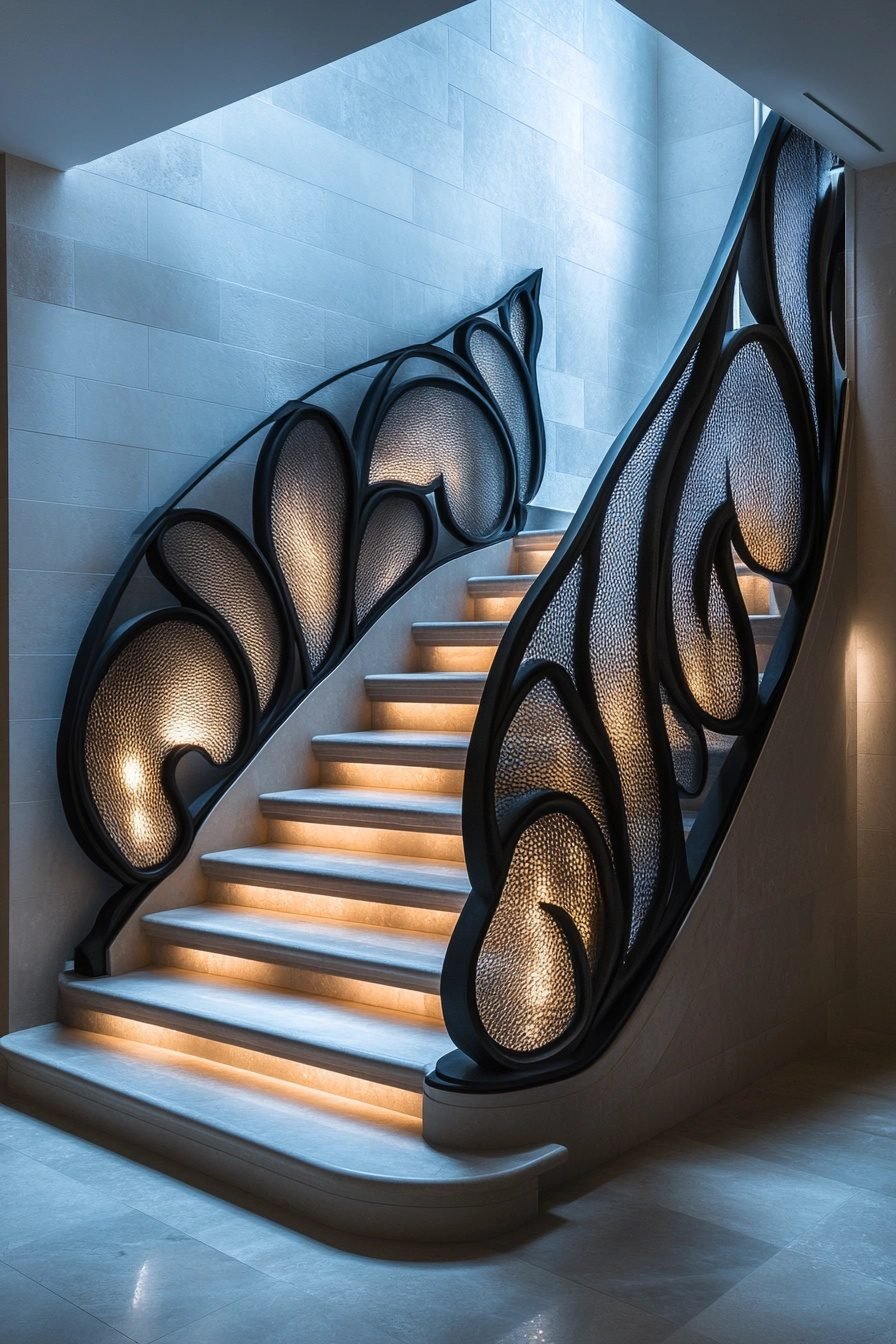 29 Staircase Railing Ideas To Enhance Your Home's Aesthetic - Courtneys World