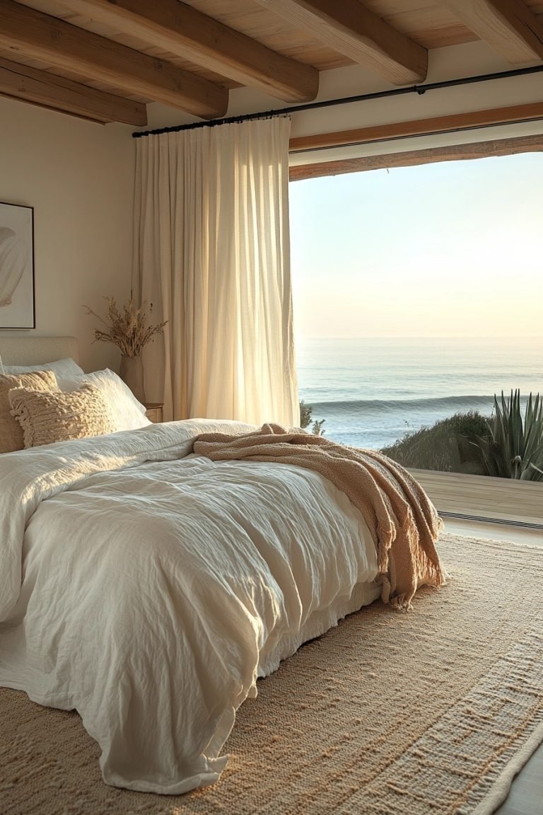 29 Ocean Inspired Bedrooms For A Refreshing Coastal Vibe - Courtneys World