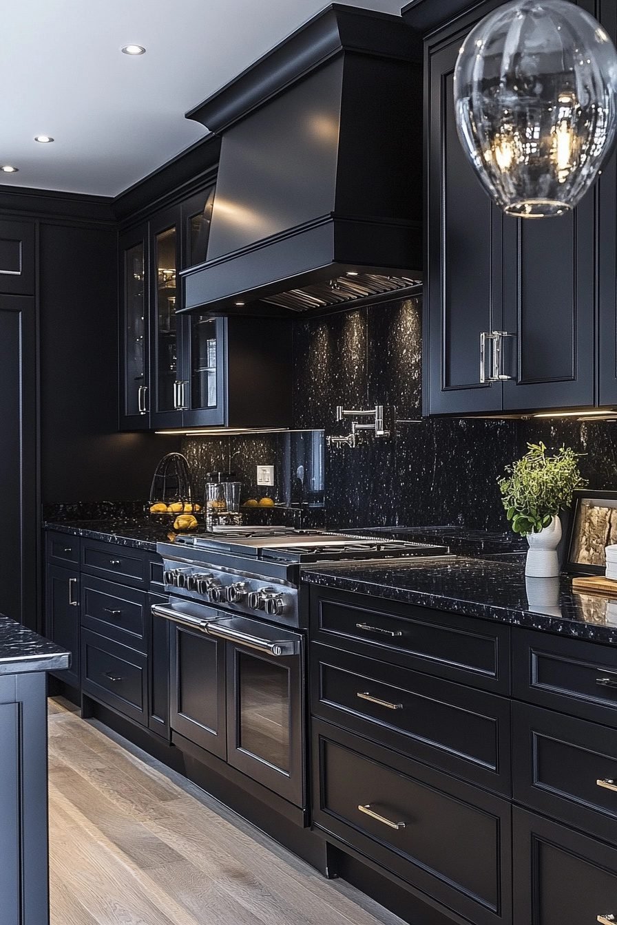 29 Black Modern Kitchen Ideas For A Bold And Sophisticated Look ...