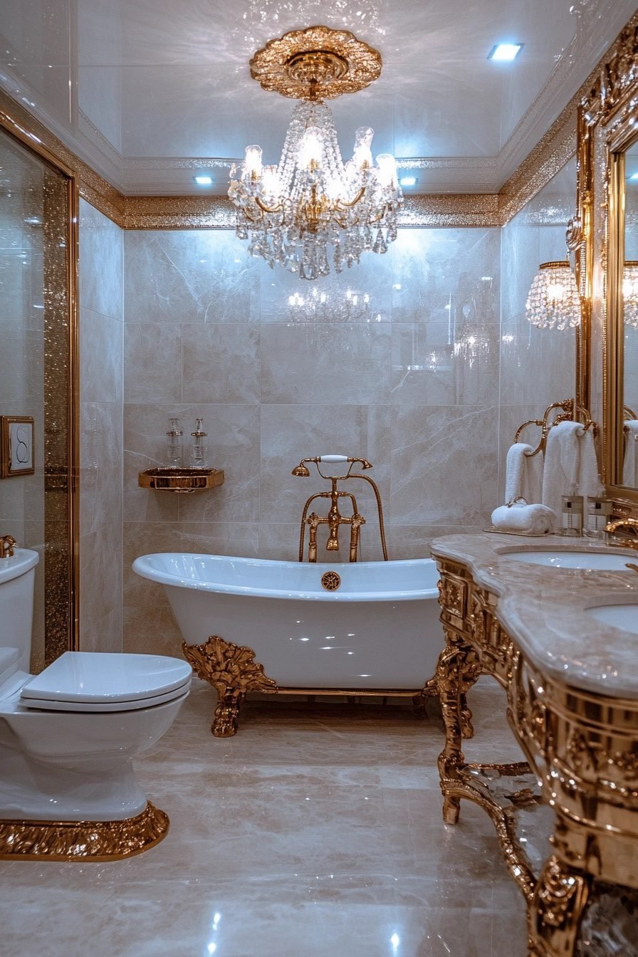 29 Art Deco Bathroom Ideas To Transform Your Space Into A Glamorous ...