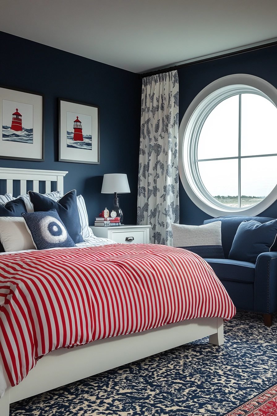 29 Nautical Themed Bedrooms To Capture The Spirit Of The Sea ...