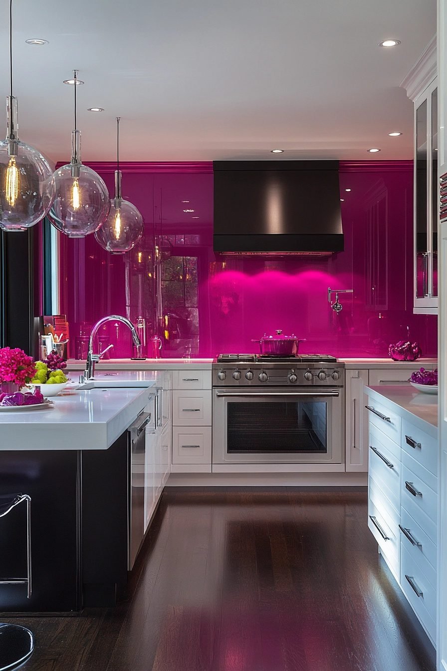 29 Pink Kitchen Ideas To Brighten Up Your Cooking Area - Courtneys World