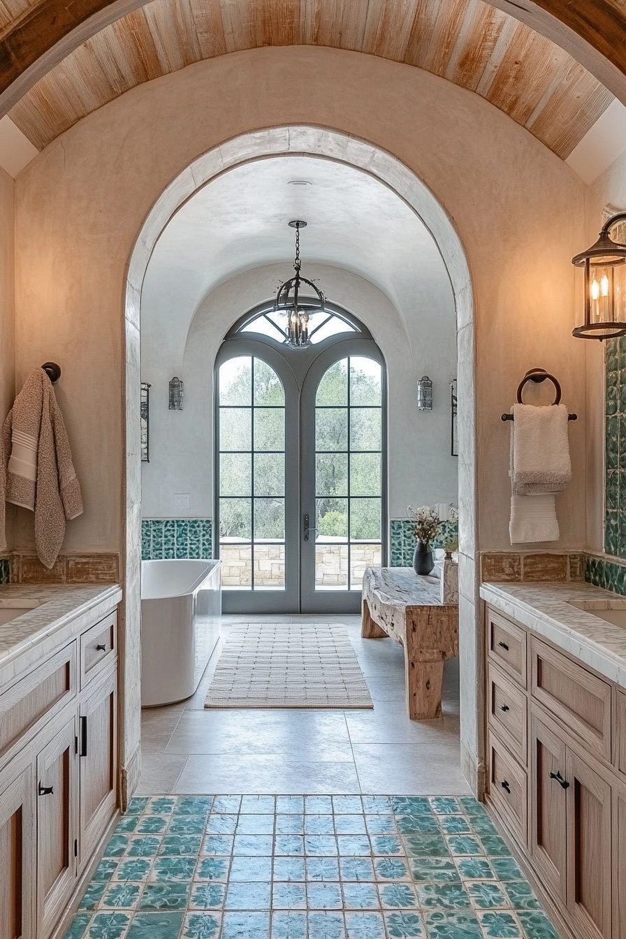29 Mediterranean Bathroom Ideas For A Stylish Refresh - Courtneys World