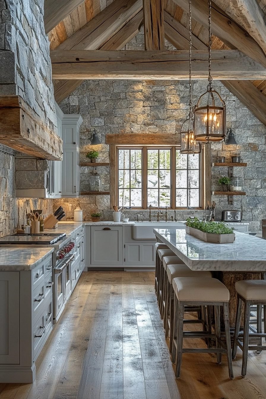 29 Coastal Farmhouse Kitchen Ideas For A Breezy Cooking Space ...