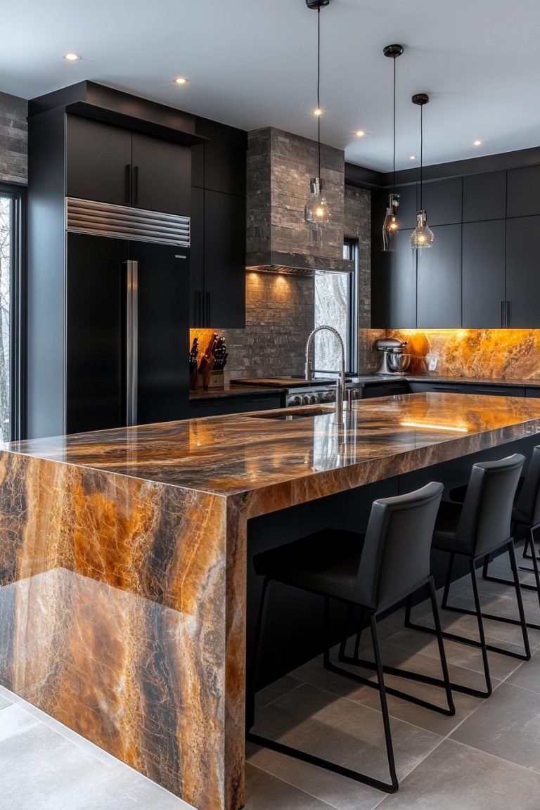 29 Black Modern Kitchen Ideas For A Bold And Sophisticated Look ...