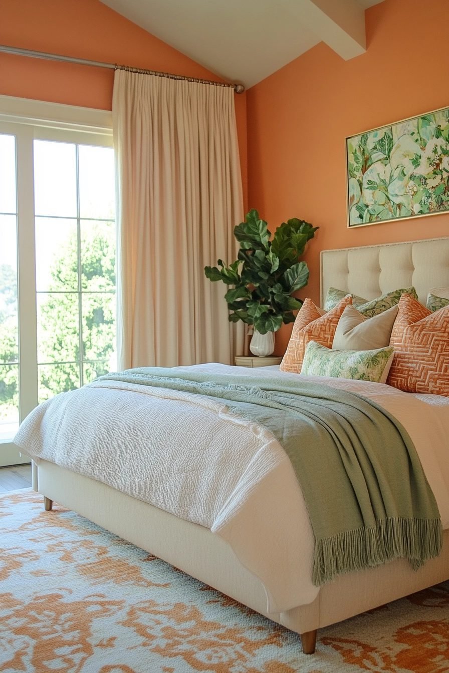 29 Sage Green And Peach Bedroom Ideas For A Chic And Tranquil Vibe ...