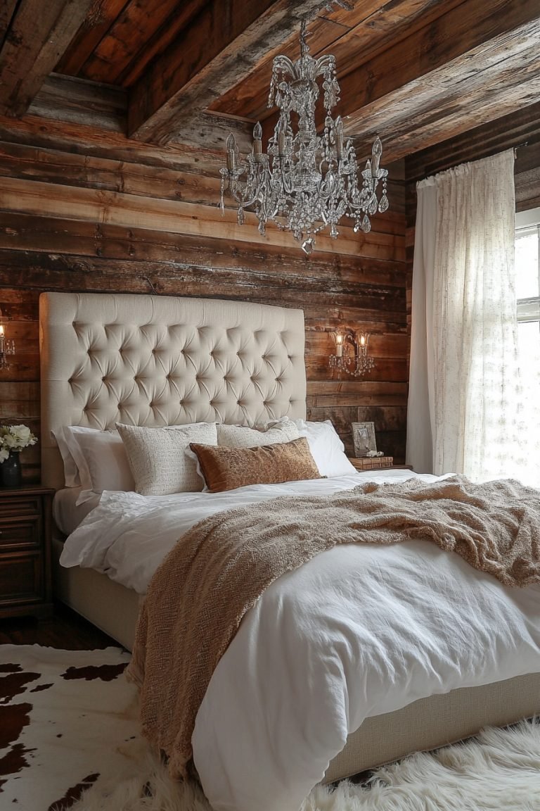 29 Rustic Bedroom Ideas To Create A Peaceful Escape - Courtneys World
