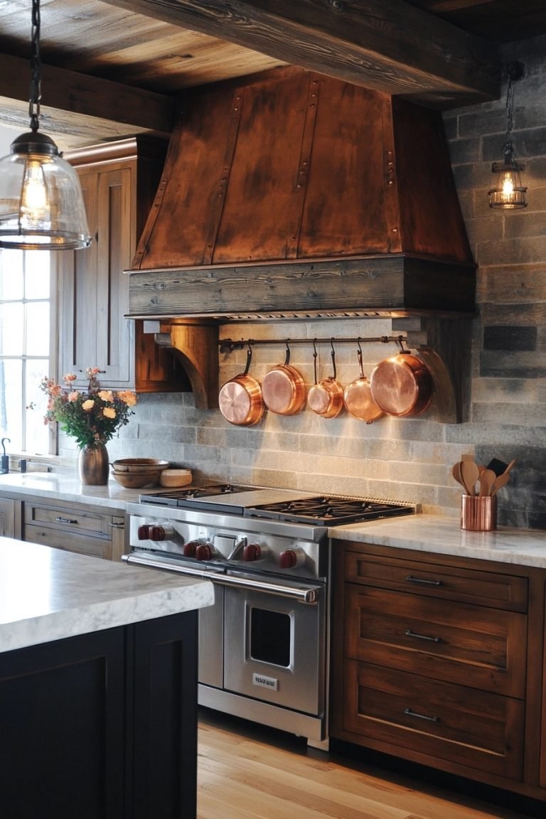 29 Rustic Kitchen Ideas For A Country Vibe - Courtneys World