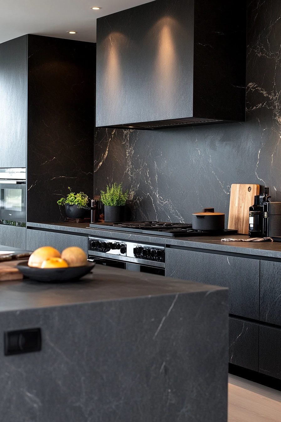 29 Black Modern Kitchen Ideas For A Bold And Sophisticated Look ...