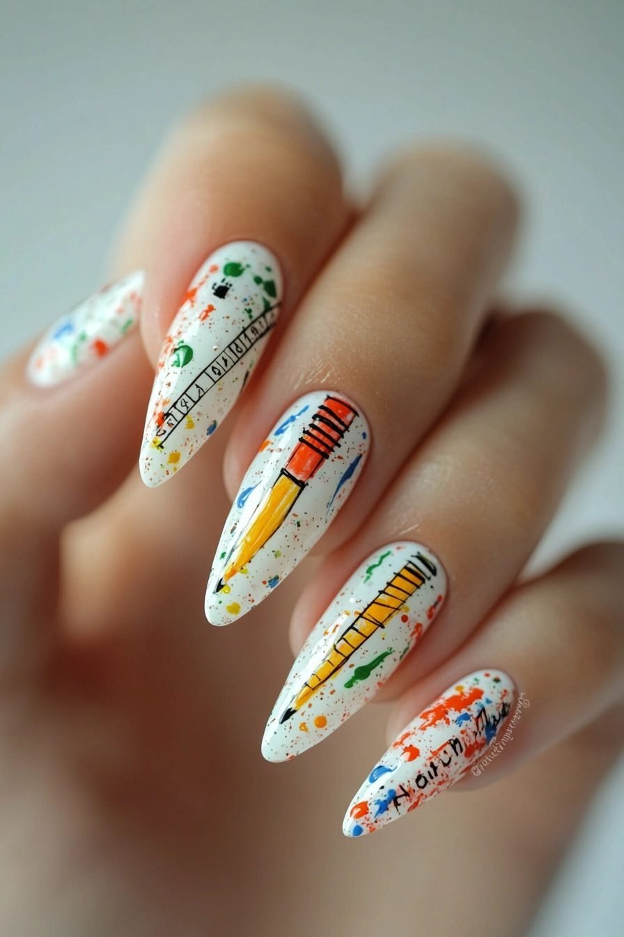 66 Back To School Nails For A Fun And Chic Look - Courtneys World