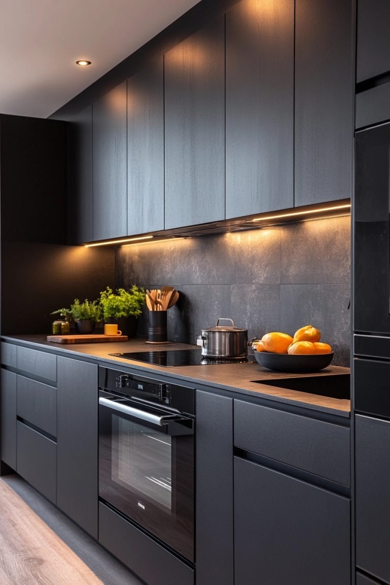 29 Black Modern Kitchen Ideas For A Bold And Sophisticated Look ...