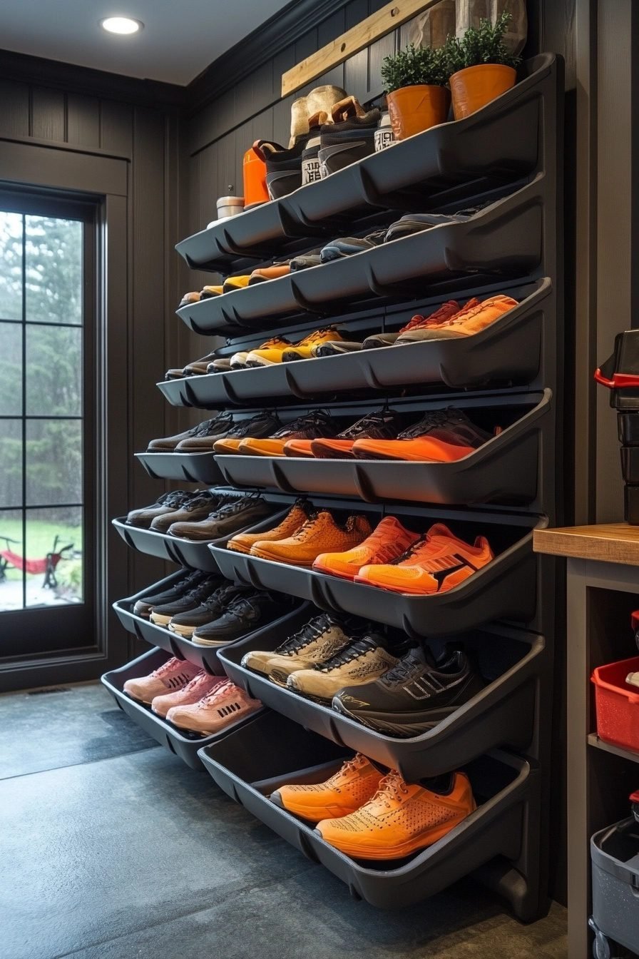 29 Shoe Storage Garage Ideas For A Clutter-Free Space - Courtneys World