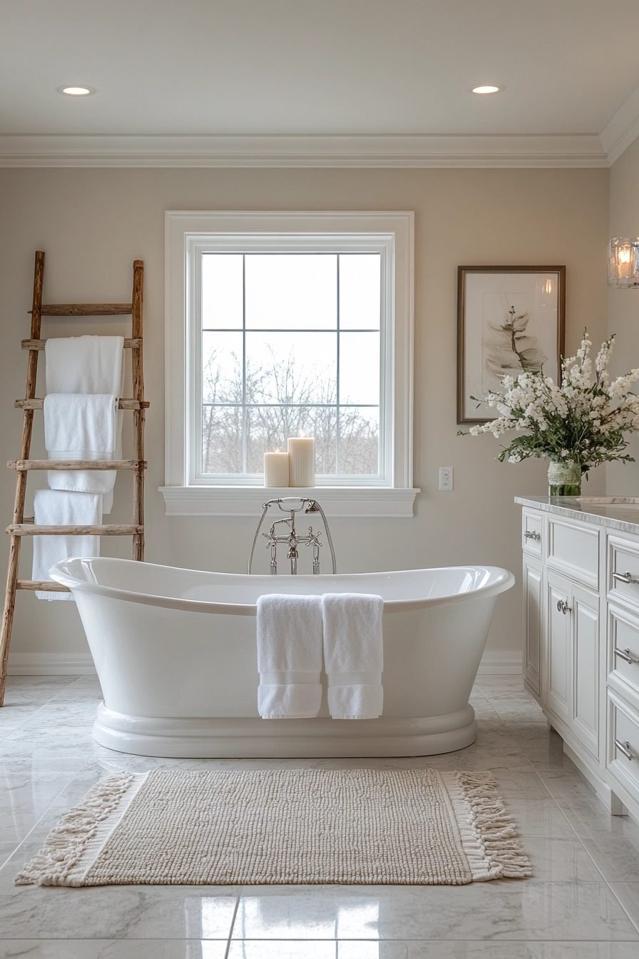 29 Shabby Chic Bathroom Ideas For Elegant Comfort - Courtneys World