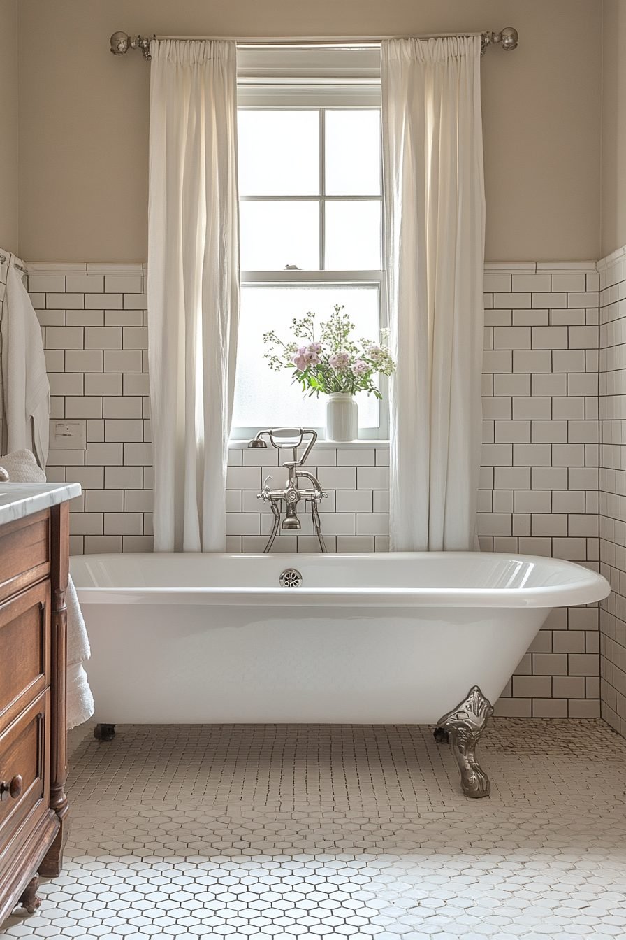 29 Vintage Bathroom Designs That Bring Timeless Elegance - Courtneys World