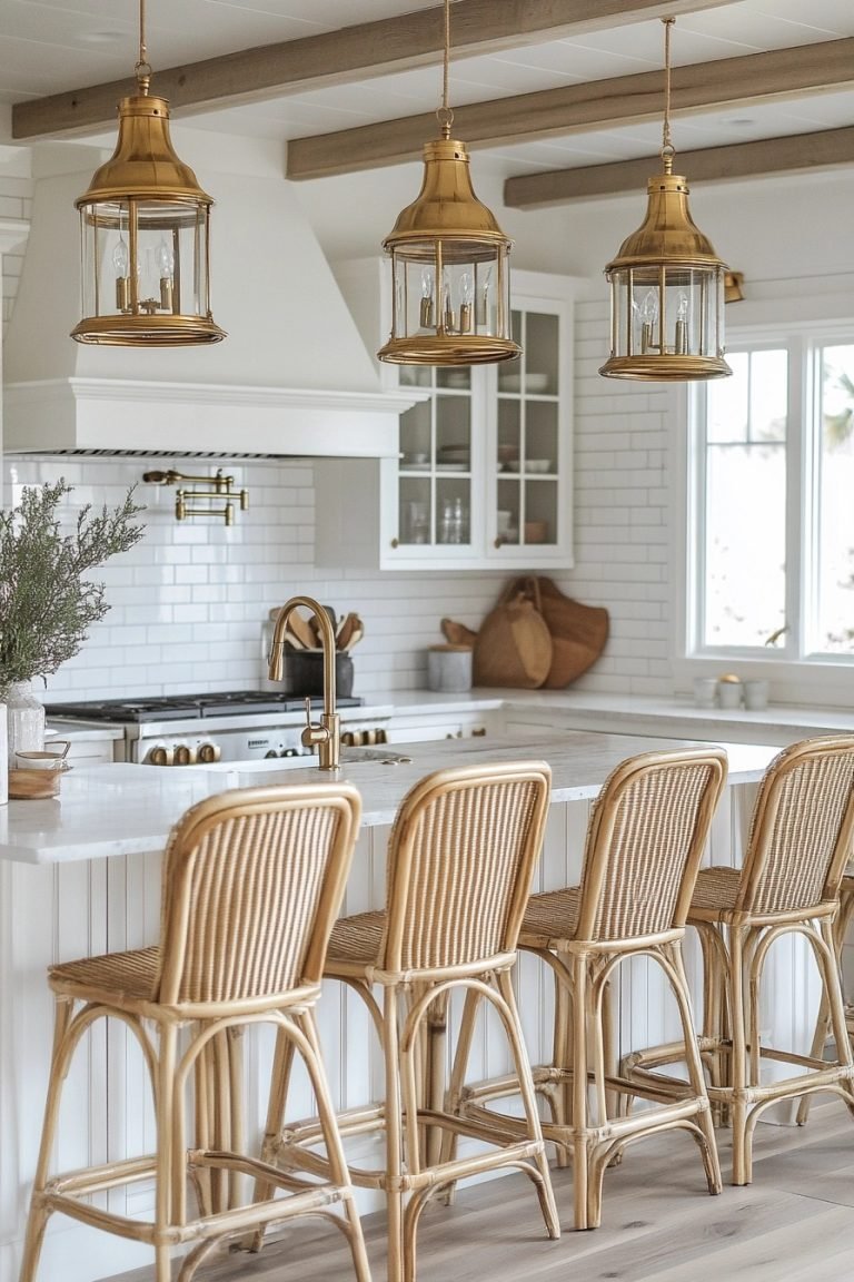29 Coastal Farmhouse Kitchen Ideas That Capture Seaside Serenity ...
