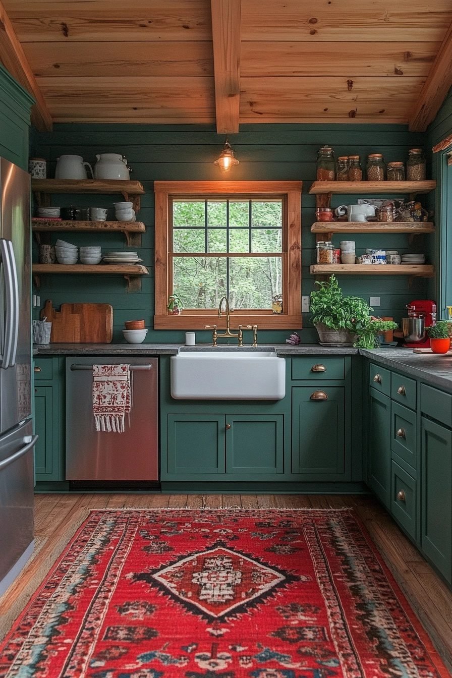 29 Small Cabin Kitchen Ideas That Blend Function And Aesthetic ...