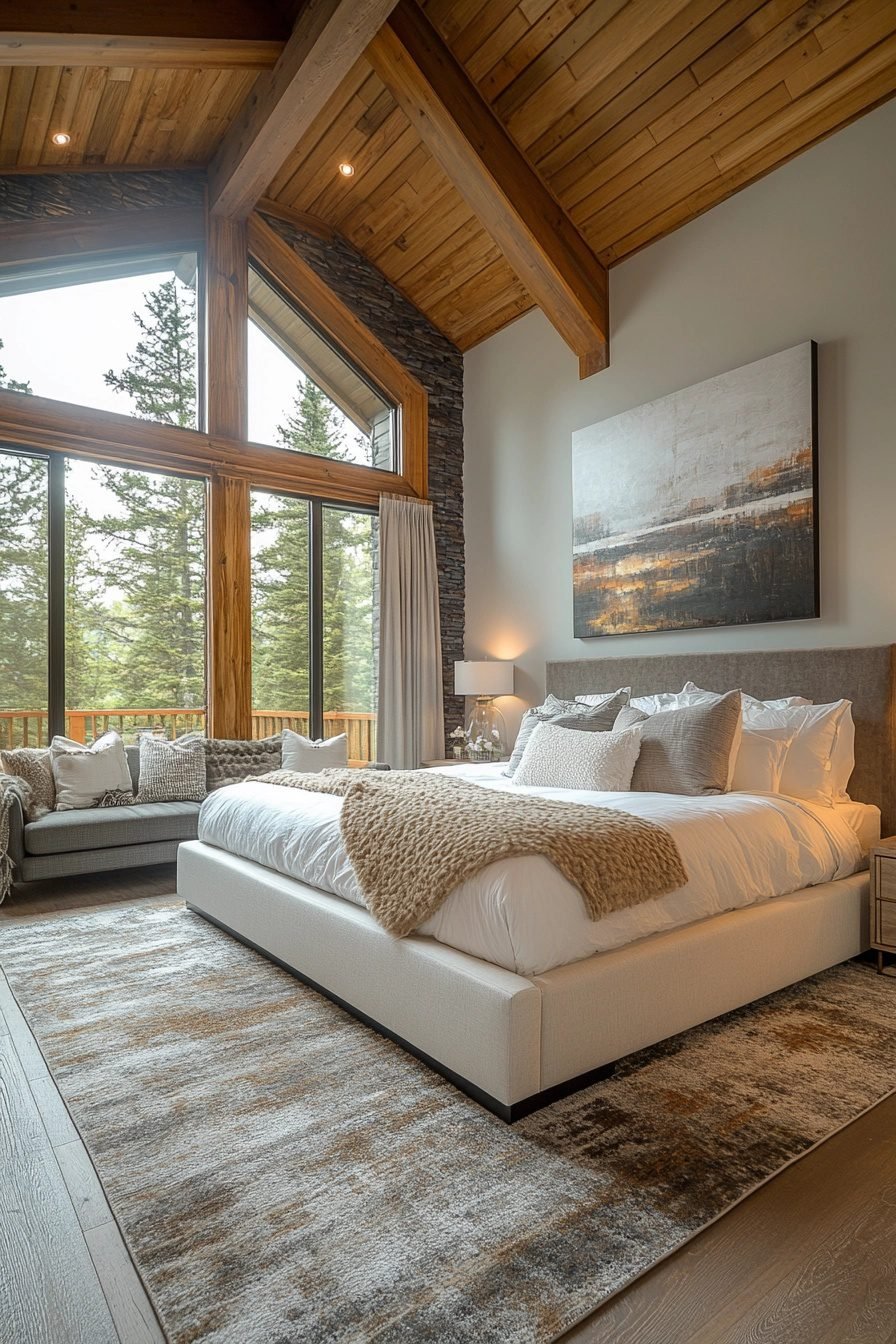 29 Modern Cabin Interior Design Ideas For A Fresh Take On Cabin Living ...