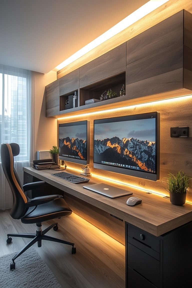 29 Tiny Apartment Home Office Ideas For Ergonomic Small-Space Solutions ...