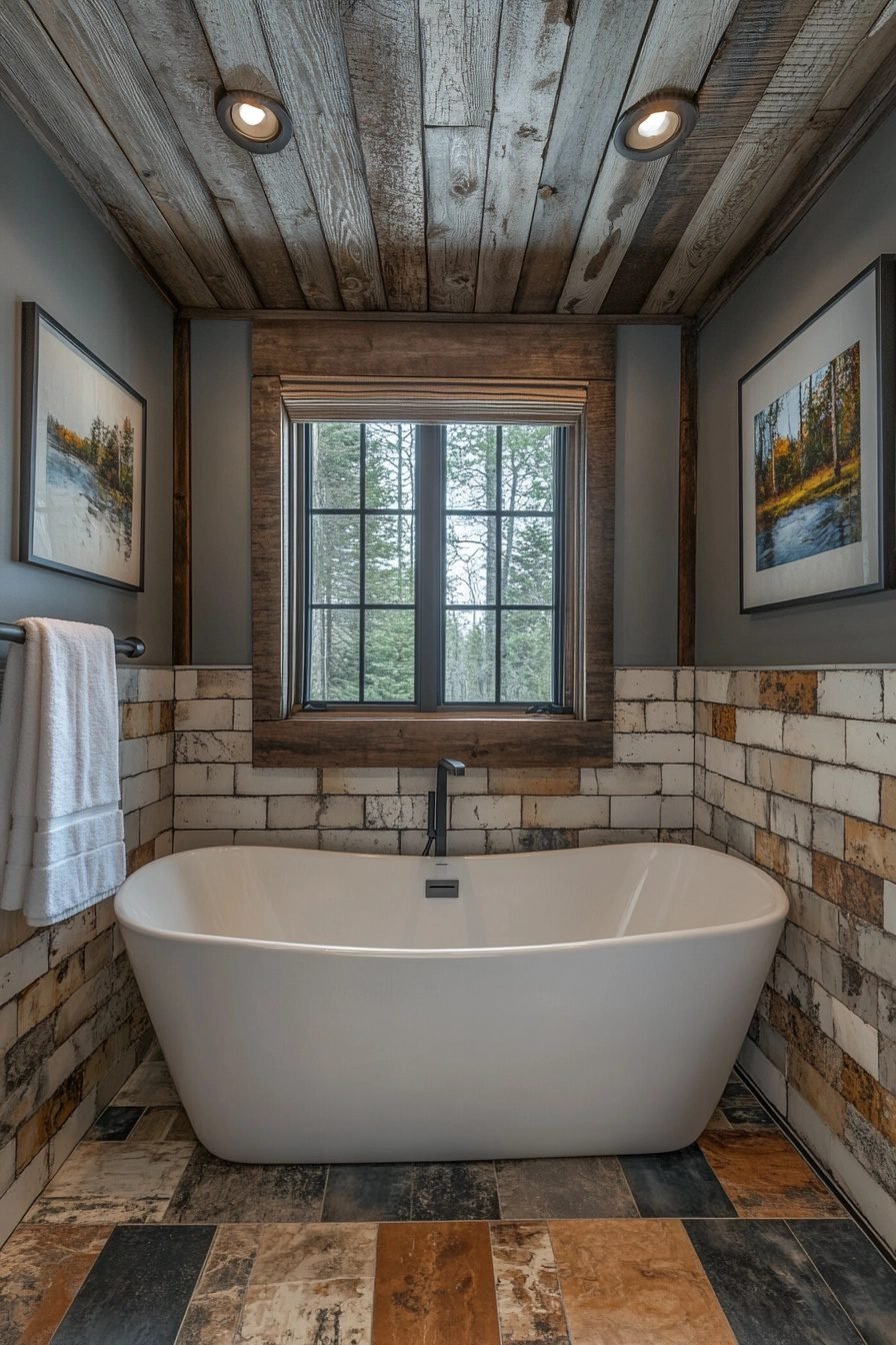 29 Small Cabin Bathroom Ideas For A Rustic-Chic Look - Courtneys World