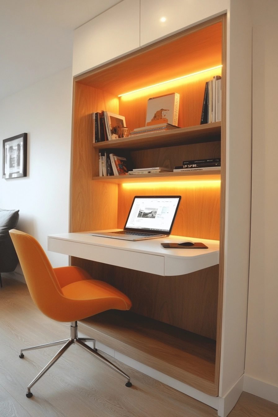 29 Tiny Apartment Home Office Ideas For Ergonomic Small-Space Solutions ...