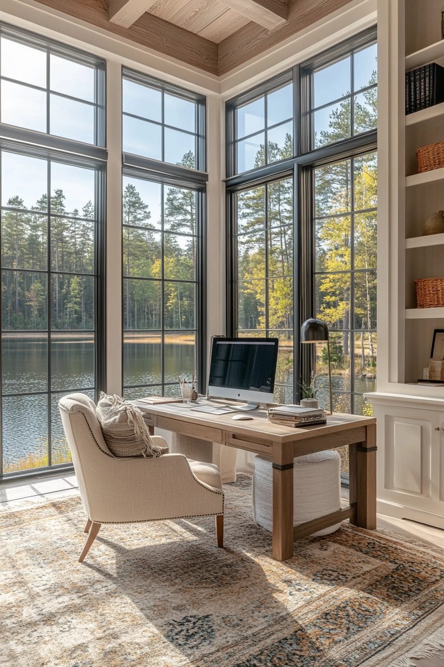 29 Small Cabin Office Ideas For A Cozy And Productive Workspace ...