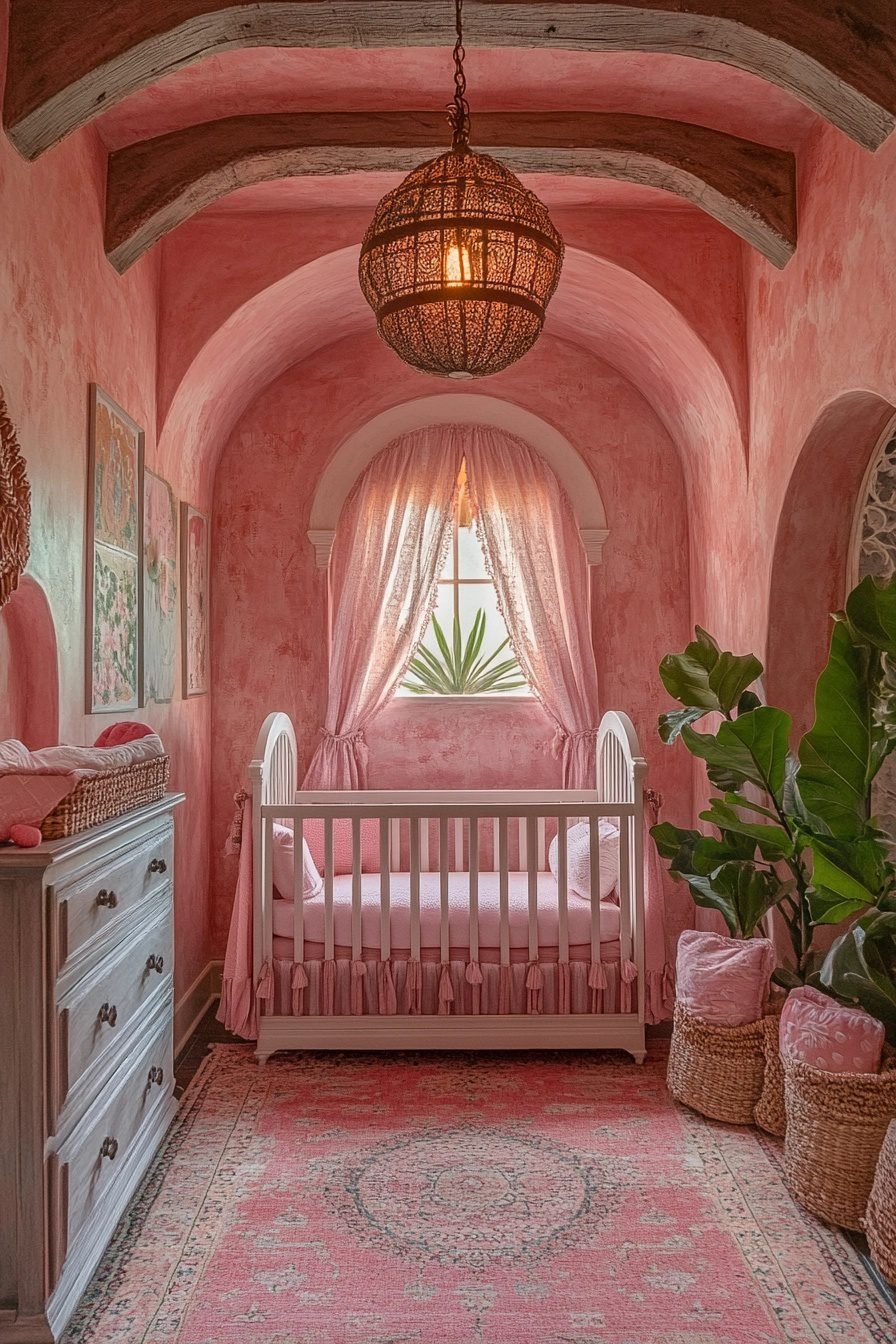 29 Pink Nursery Ideas To Make Your Baby’s Room Feel Magical - Courtneys ...