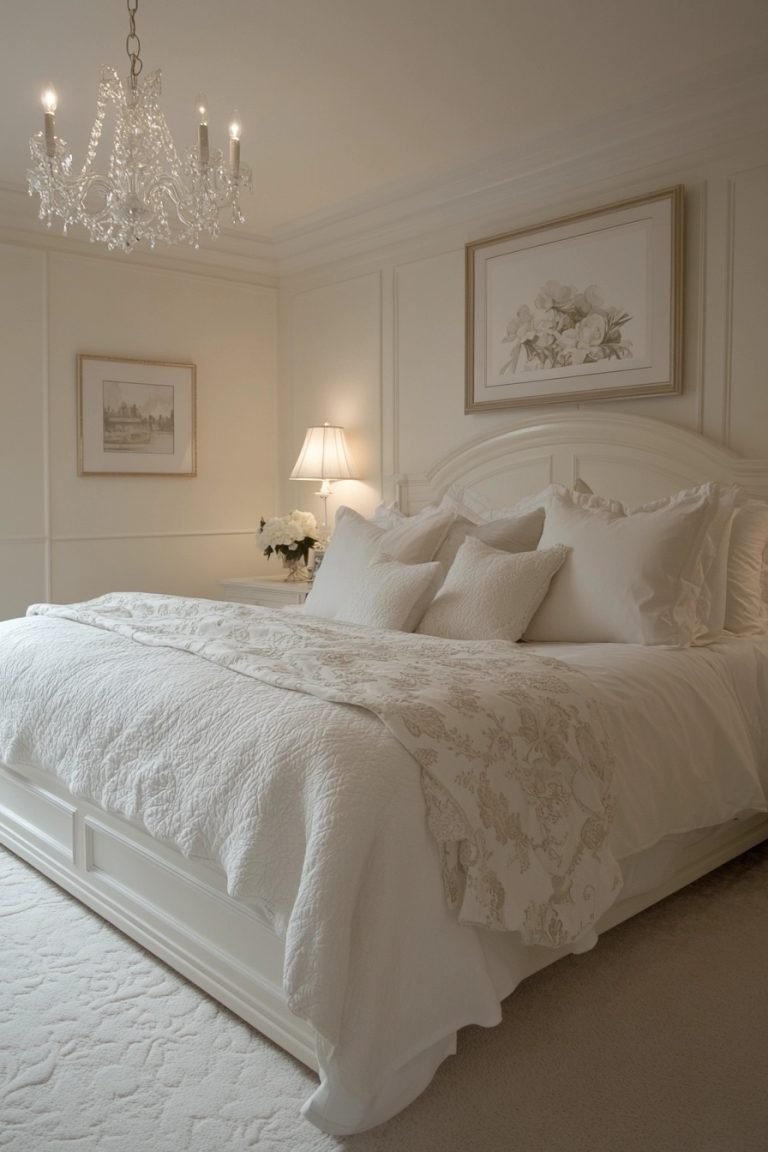 29 White Fantasy Bedroom Ideas For A Tranquil And Enchanting Sanctuary ...