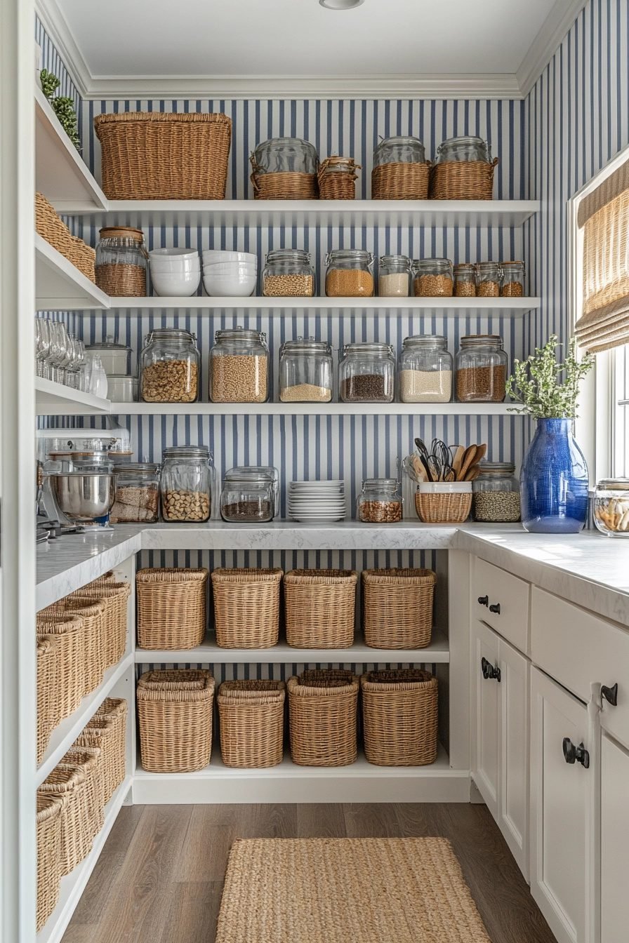 29 Classic Coastal Preppy Kitchen Ideas For A Sophisticated Beach ...
