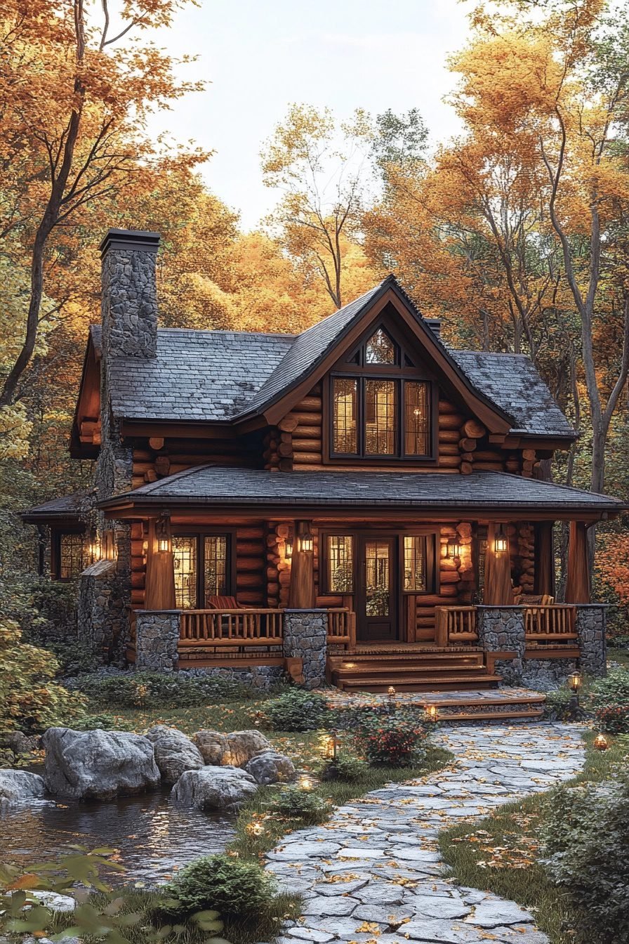 29 Small Cabin Exterior Ideas To Create A Picture-Perfect Getaway ...