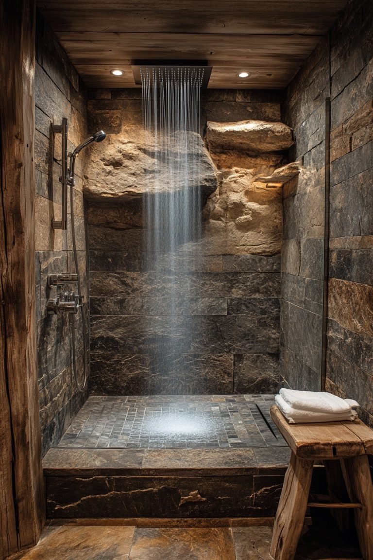 29 Small Cabin Bathroom Ideas For A Rustic-Chic Look - Courtneys World