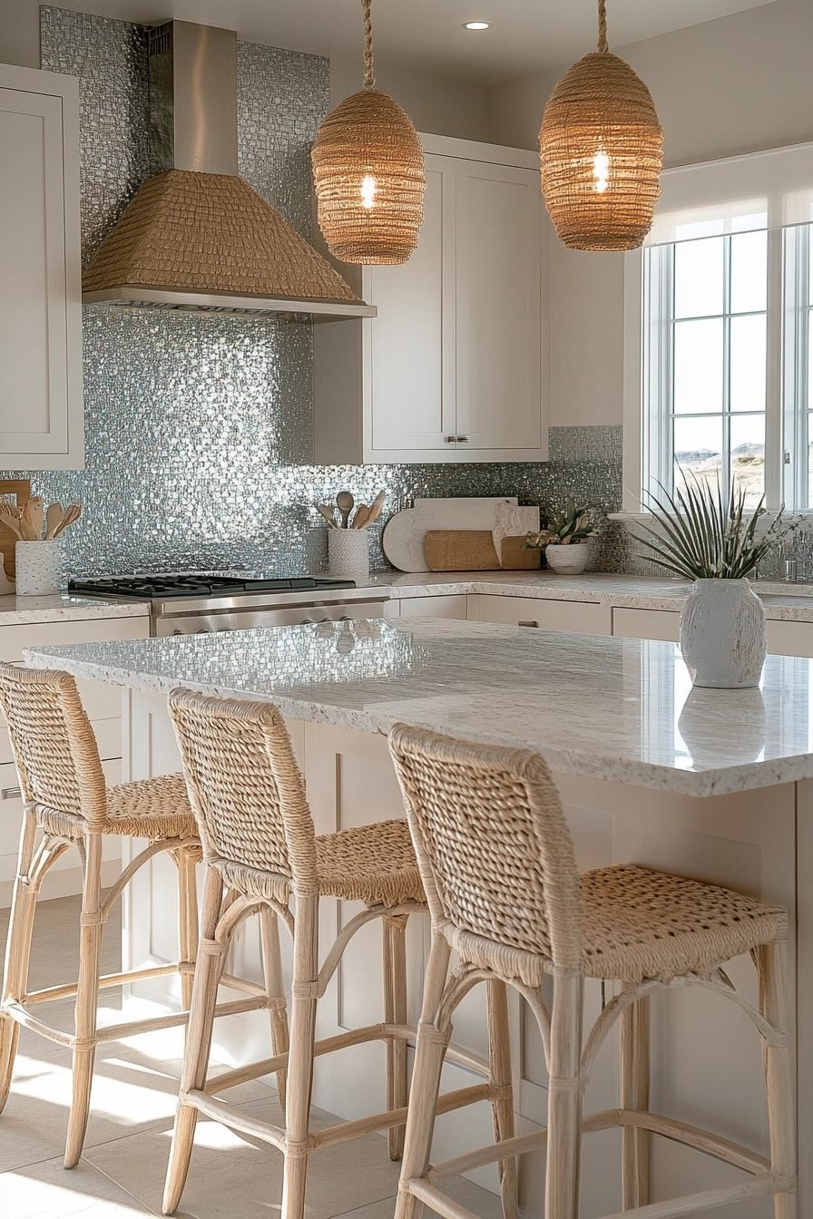 29 Coastal Boho Kitchen Ideas To Bring Beachy Vibes Indoors - Courtneys ...